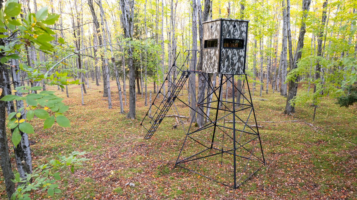 15FT Ladder, Elevated Deer Hunting Blind Stand | Orion® – Orion Hunting ...